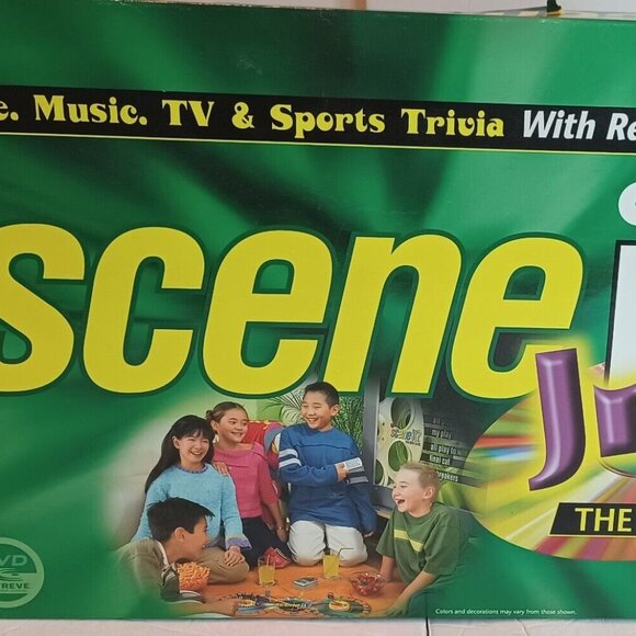 Mattel | Games | Scene It Jr Family Dvd Board Game Tv Movie Trivia ...